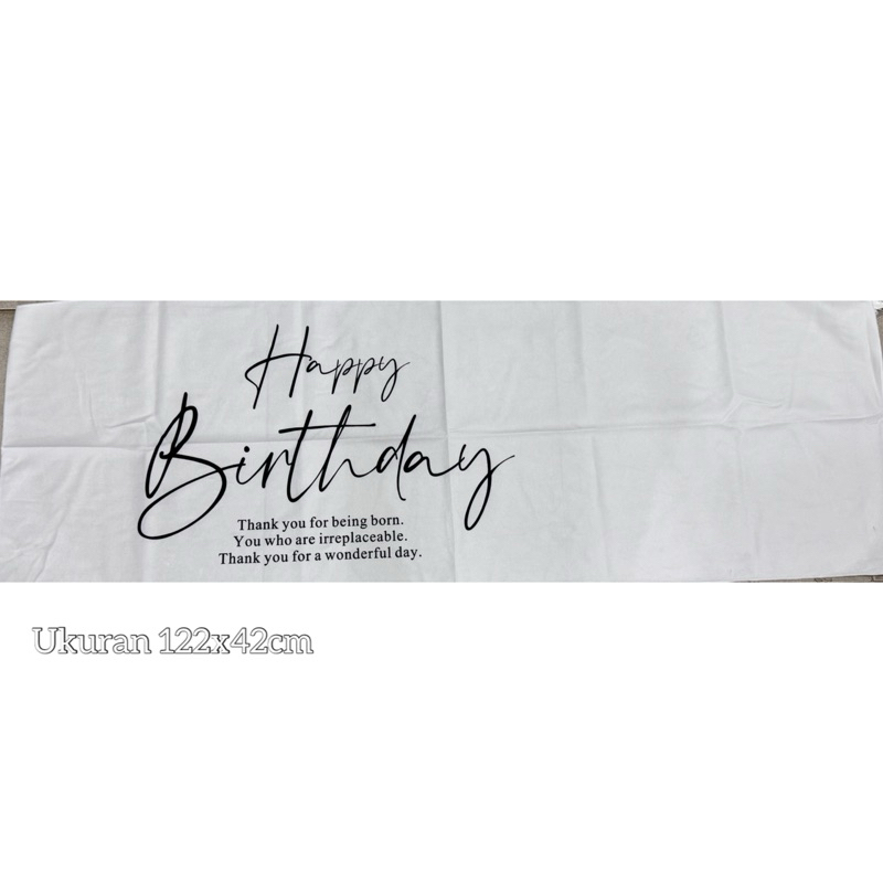 Jual Banner Kain Happy birthday Ins korea TIDAK BISA CUSTOM | Shopee ...