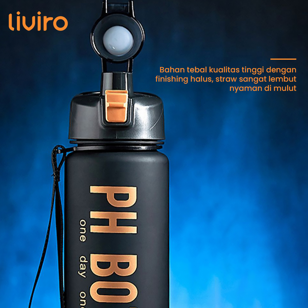 Jual Liviro Botol Minum 1 Liter Premium Botol Minum Anak Botol Air ...