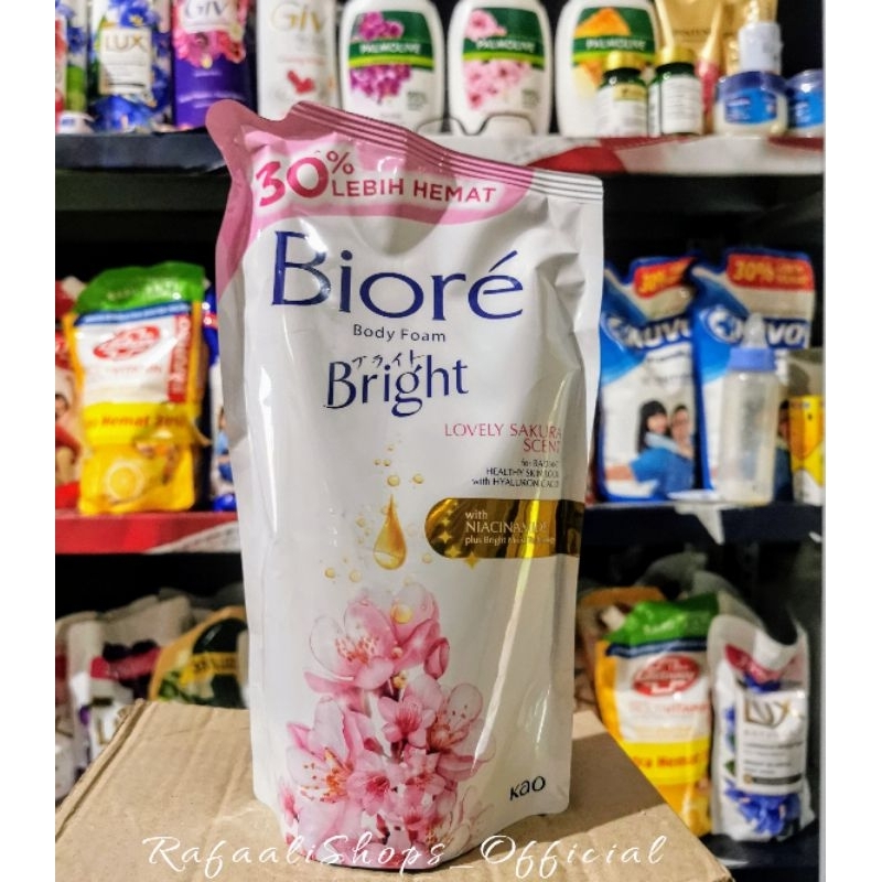 Jual Biore Sabun Mandi Body Wash Bright Lovely Sakura Scent 800 ml ...