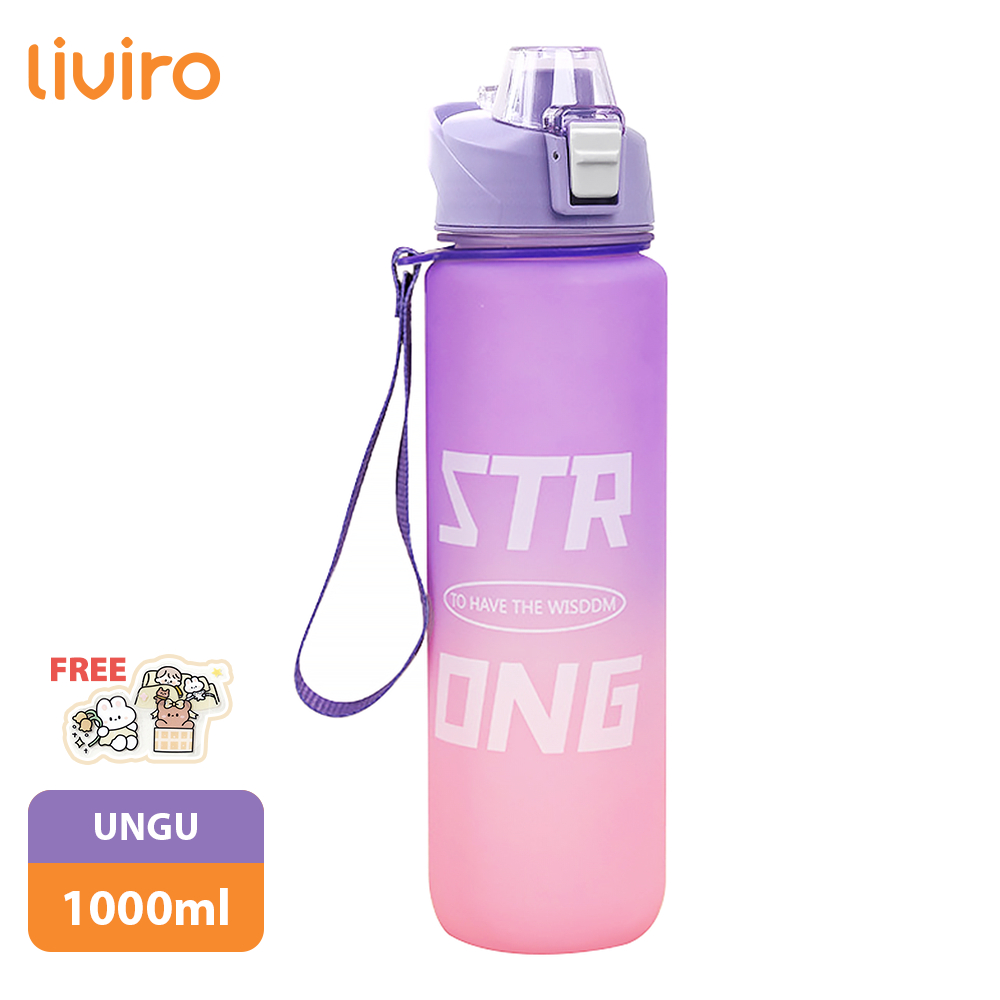 Jual liviro Botol Minum 1 Liter Premium Botol Minum Anak Botol Air ...