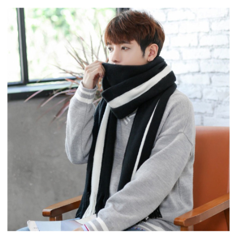 Jual IMPORT UNISEX CASHMERE WINTER LONG SCARF SHAWL MAN WOMAN SYAL ...