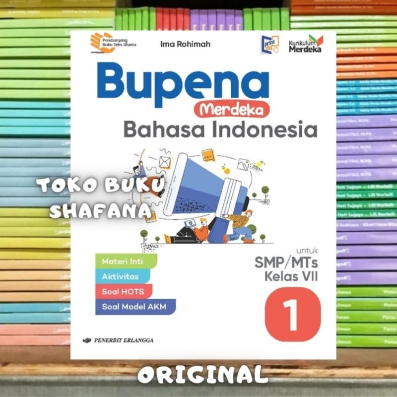 Jual Buku Bupena Merdeka Kelas 7 / 1 SMP/MTs Kurikulum Merdeka Penerbit Erlangga - Matematika ...