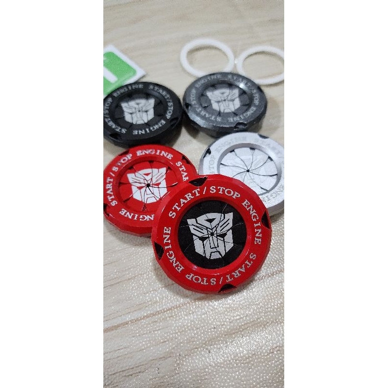 Jual Cover Start Stop Engine Button Universal Car Transformers Edition ...