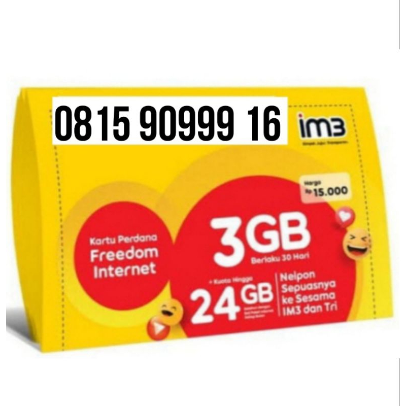 Jual nomor super cantik IM3 ekor mudah di hafal 11 digit | Shopee Indonesia