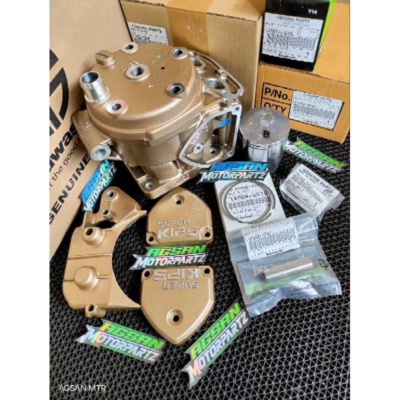 Jual PAKET BLOK SET HEAD COVER KIPS PISTON SET NINJA 150 R SS RR NEW RR ...
