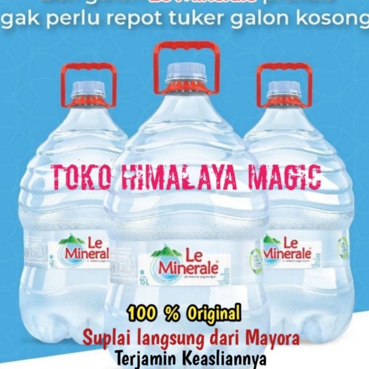 Jual Deal Now Le Minerale Galon 15 Liter | Shopee Indonesia