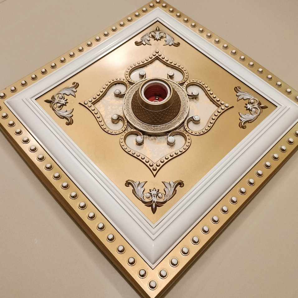Jual (COD) Fiting Lampu Ornamen 30x30 / FITTING LAMPU HIAS PLAFON ...