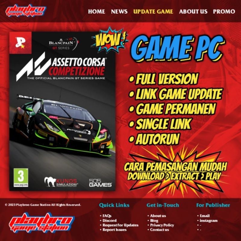 Jual Assetto Corsa Game PC/Laptop (Download to Play Bro!) | Shopee ...