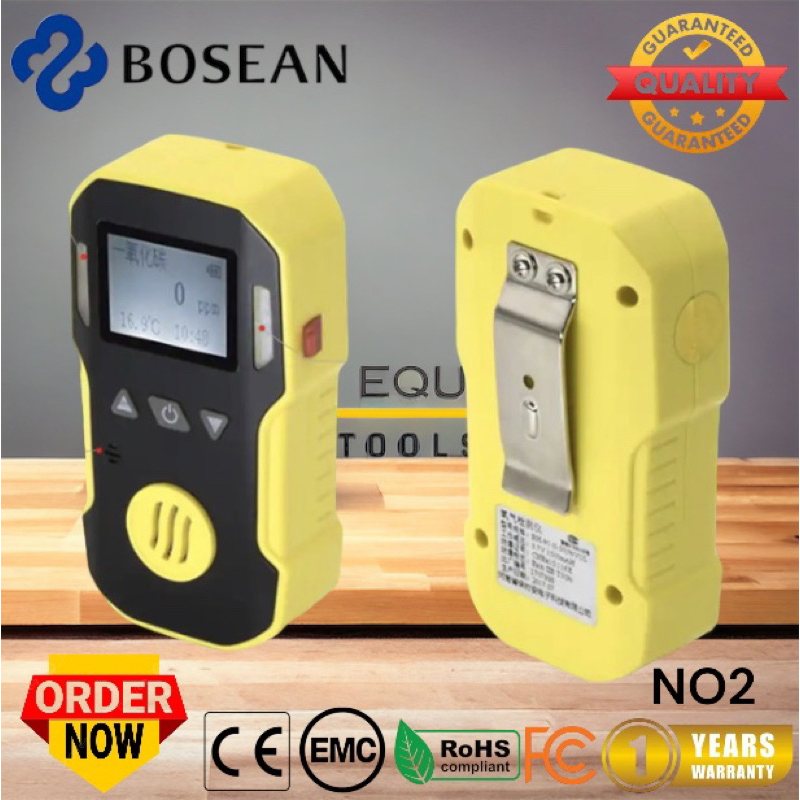Jual NO2 Gas Detector Nitrogen Dioxide Bosean Leak Monitor Nitrogen ...