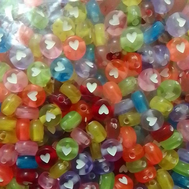Jual MANIK WARNA MODEL LOVE 1 PON | Shopee Indonesia