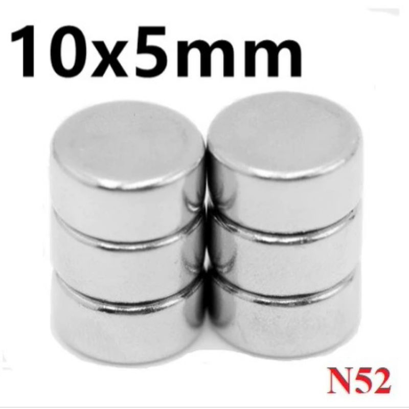 Jual Magnet neodymium 10x5mm 10x5 mm 10 x 5 N52Harga satuan utk 1 ...