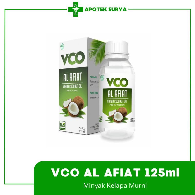 Jual VCO Virgin Coconut Oil 125ml | Minyak Kelapa Murni Al-Afiat ...