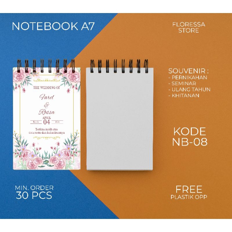Jual Souvenir Notes Souvenir Notebook Souvenir Pernikahan Seminar ...