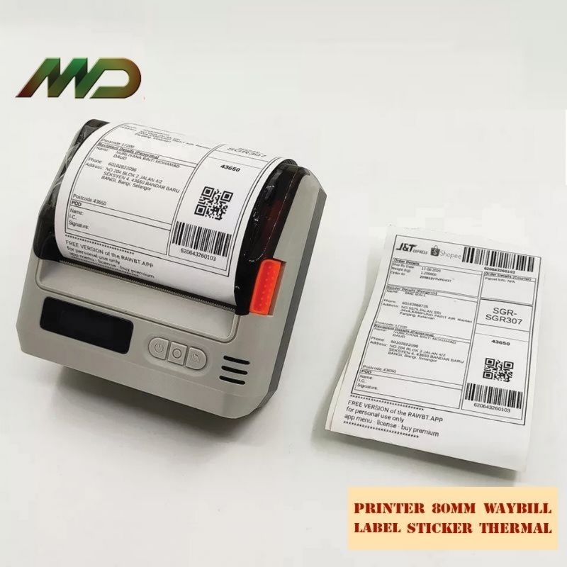 Jual Printer Waybill Sticker Label Thermal 80mm 3Inch Terbaik | Shopee ...