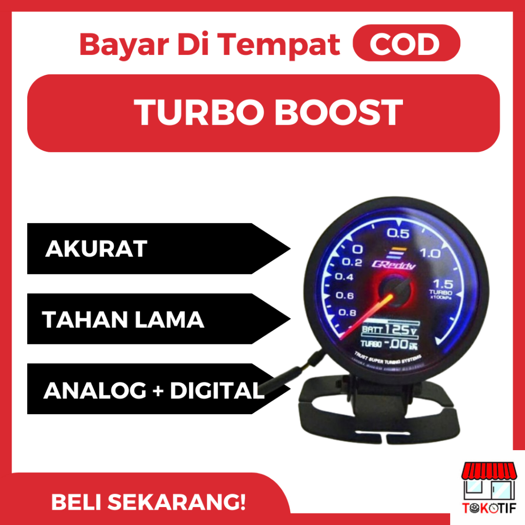 Jual INDICATOR TURBO GAUGE INDIKATOR BOOST TURBO | Shopee Indonesia