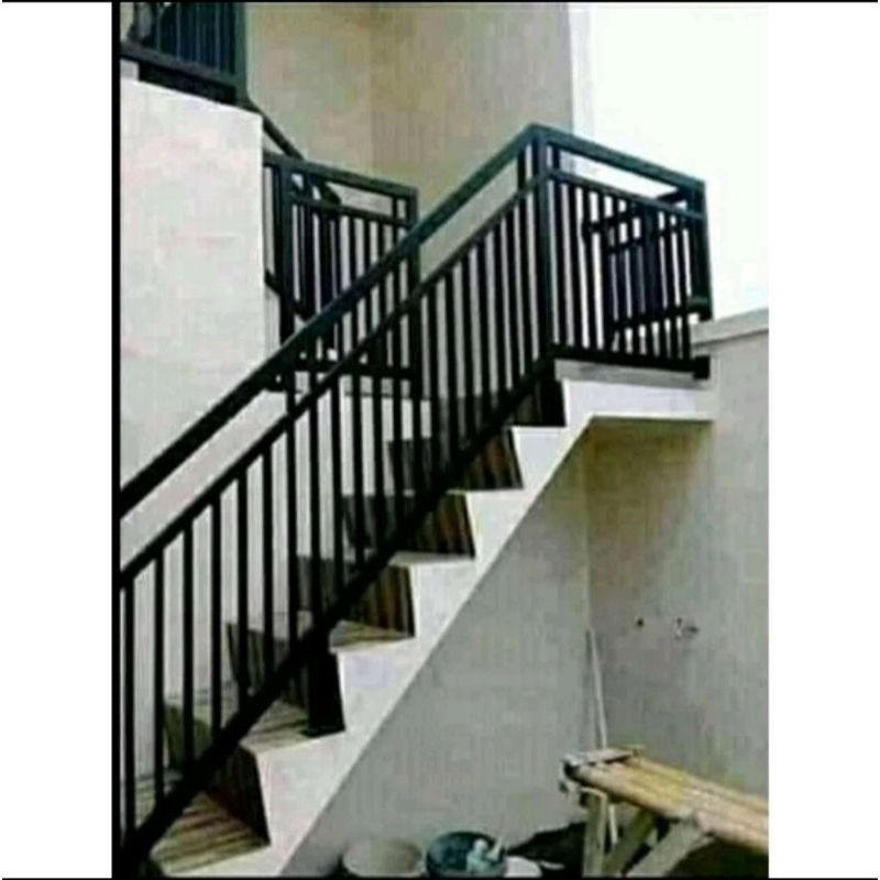 Jual RELLING TANGGA / PAGAR TANGGA / PAGAR BALKON LAS BORONGAN DAN ...