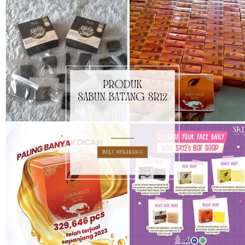 Jual PRODUK SR12 SABUN BATANG SR12 / VIRAL / LARIS / AMPUH | Shopee ...