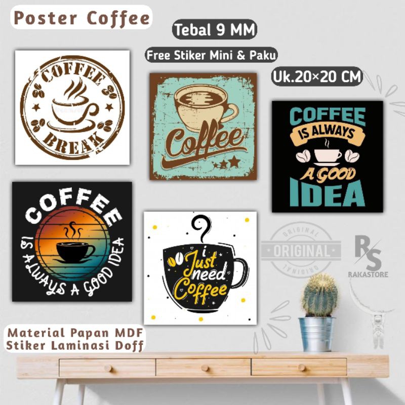 Jual Hiasan Dinding Coffee/ Pajangan Dinding Coffee/ Pajangan Dinding ...