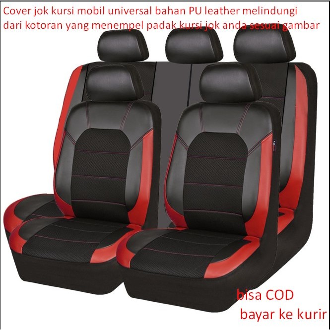 Jual Cover jok kursi mobil universal bahan PU leather melindungi dari ...