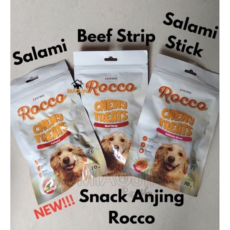 Jual SNACK ANJING Rocco Chewy Treats 70gr - Cemilan Jajanan Puppy ...