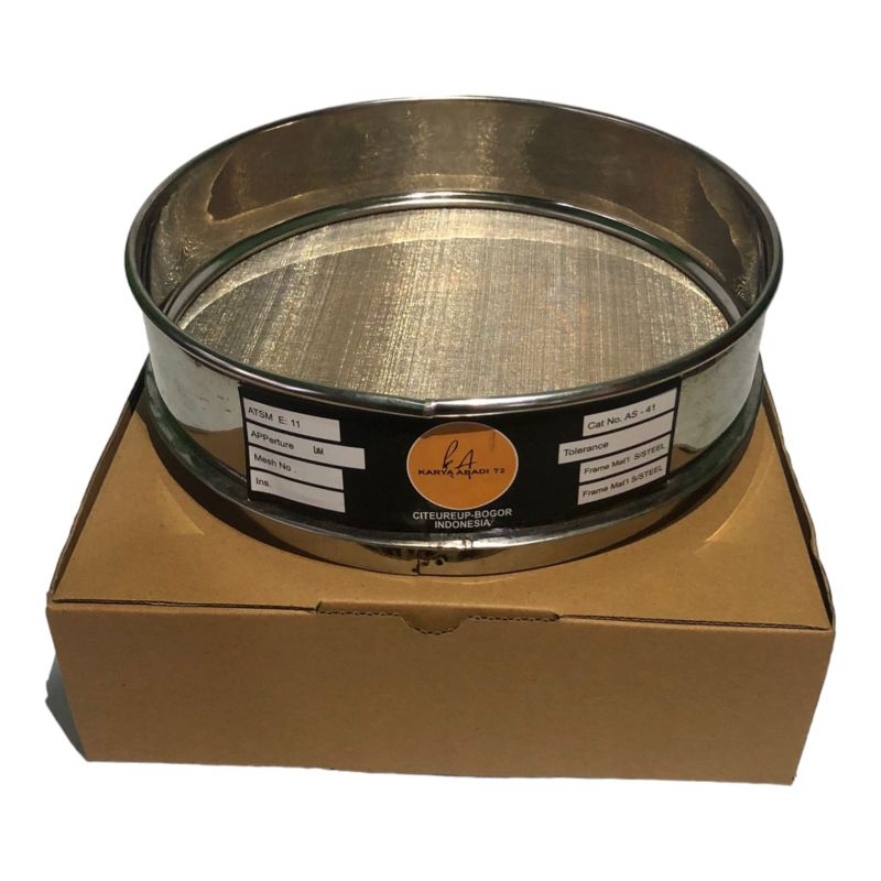 Jual Sieve test analys Ayakan stainless Diameter 20cm Varian mesh 10-20 ...