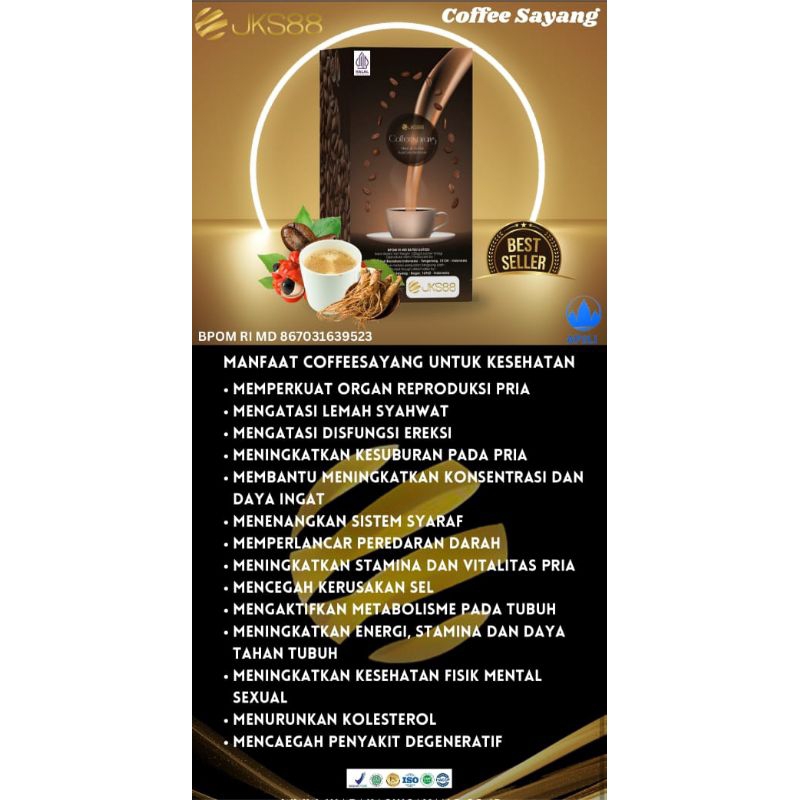 Jual KOPI SAYANG STAMINA, melancarkan peredaran darah | Shopee Indonesia