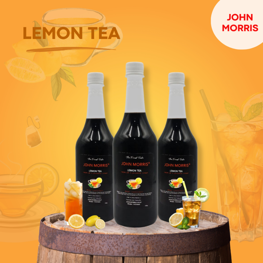 Jual JOHN MORRIS Premium Flavoured Syrup Lemon Tea 1000 ml / Sirup Rasa ...