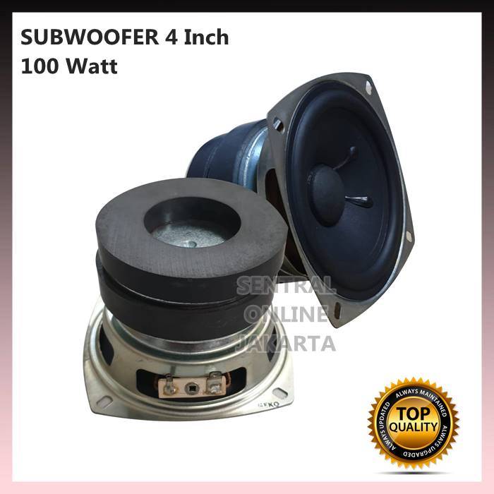 Jual SPEAKER SUBWOOFER 4Inch WOOFER HIFI SPEAKER HIGH QUALITY 4in 4 ...