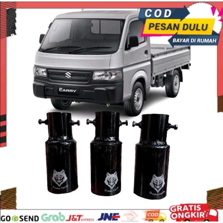Jual Knalpot serigala model baud HITAM grandmax panther l300 elf ragasa ...