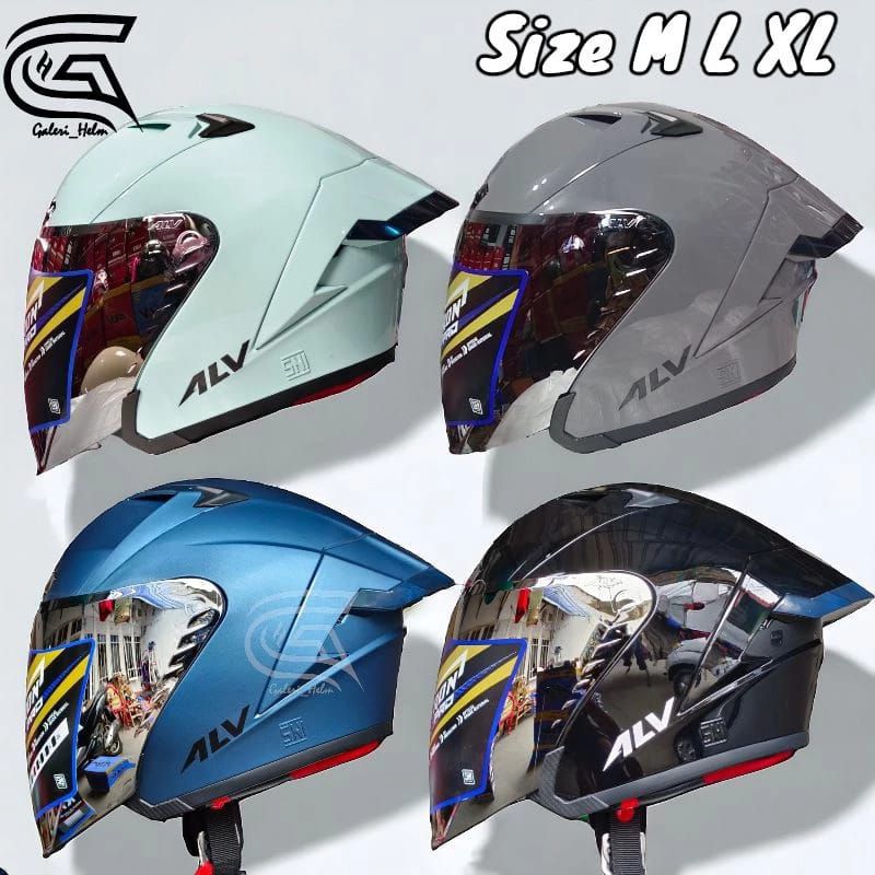 Jual HELM ALV ULTRON PRO SOLID STONE GREY|ALV TERBARU | Shopee Indonesia