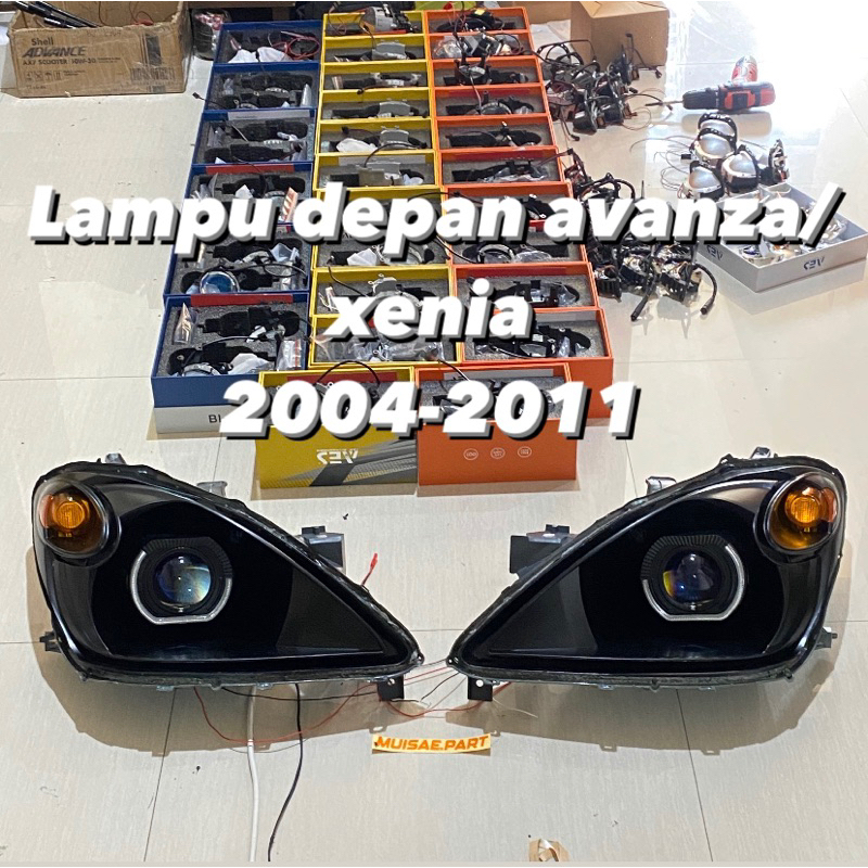 Jual Lampu depan avanza/xenia 2007-2011 biled 50 watt Devil RGB remot ...