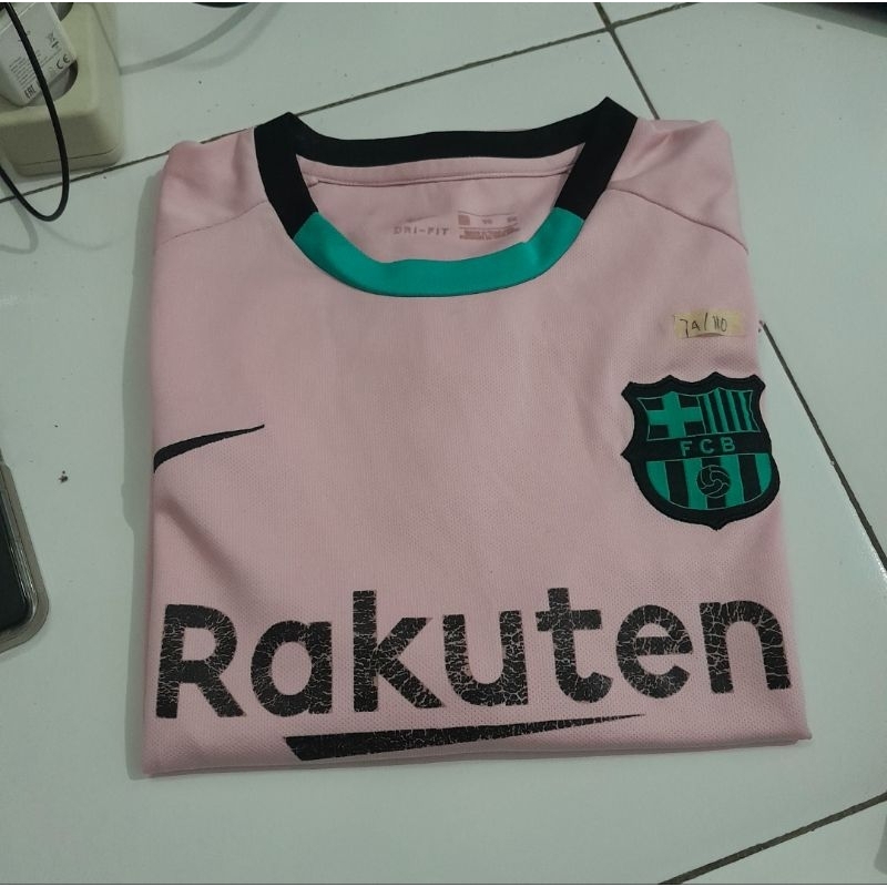Jual FC BARCELONA BY NIKE RAKUTEN PINK | Shopee Indonesia