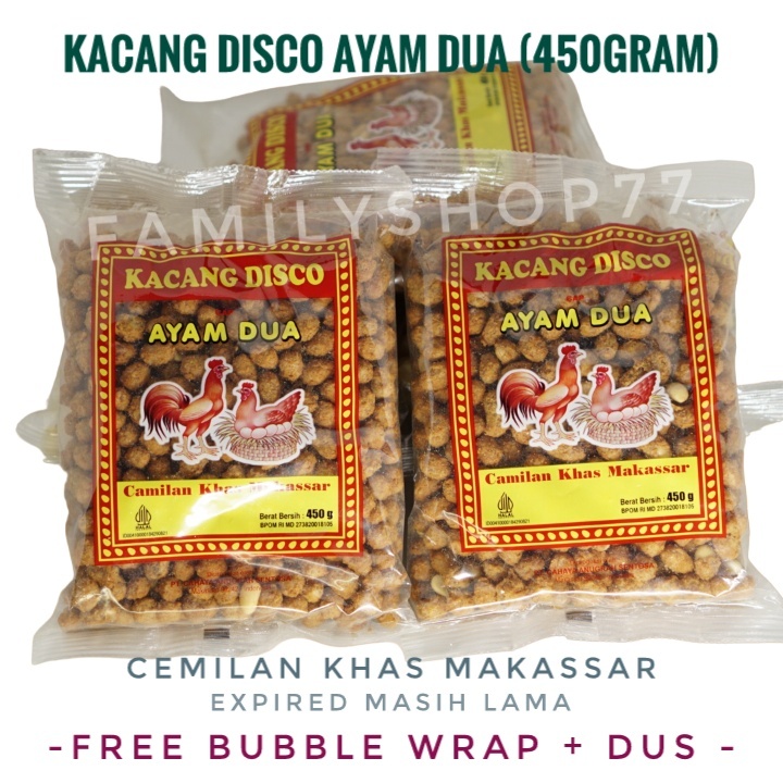 Jual Kacang Ayam Dua Kacang Disco Kacang Telur Oleh Oleh Khas Makassar | Shopee Indonesia