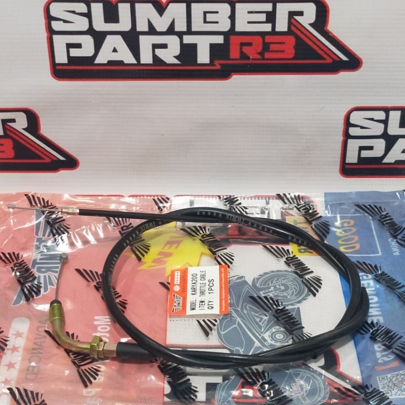 Jual kabel gas viar 150cc 200cc tali gas - sparepart motor roda tiga - viar kaisar htm nozomi ...