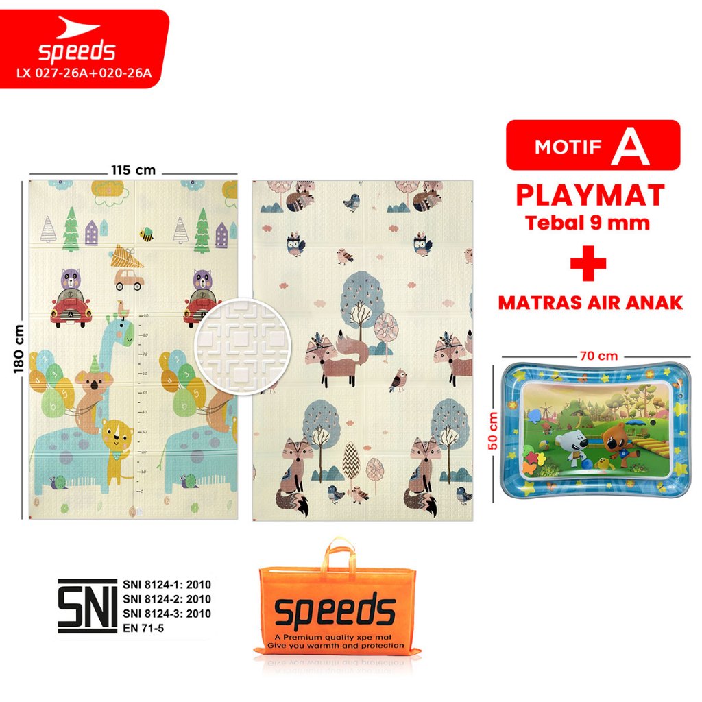 Jual SPEEDS Water Playmat Baby Water Play Matras Air Bayi Mainan Air ...