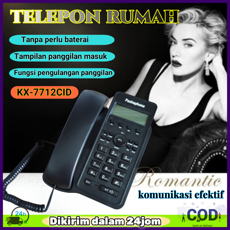 Jual Telepon Rumah dan Kantor pashaphone 7712 Khusus Pakai Pabx Baru ...