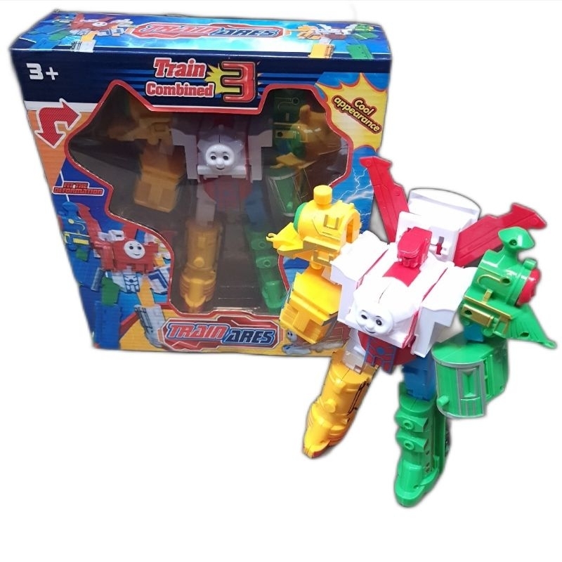 Jual Mainan Robot Kereta Transforms 3 in 1 | Shopee Indonesia