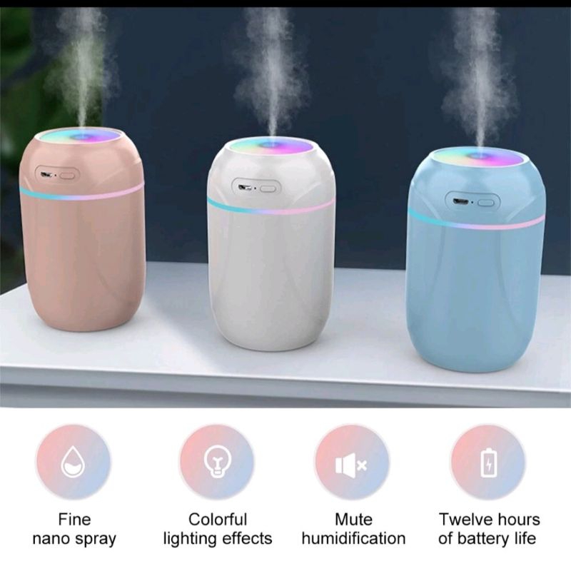 Jual Humidifier Diffuser mini penyejuk udara dan pengharum ruangan ...