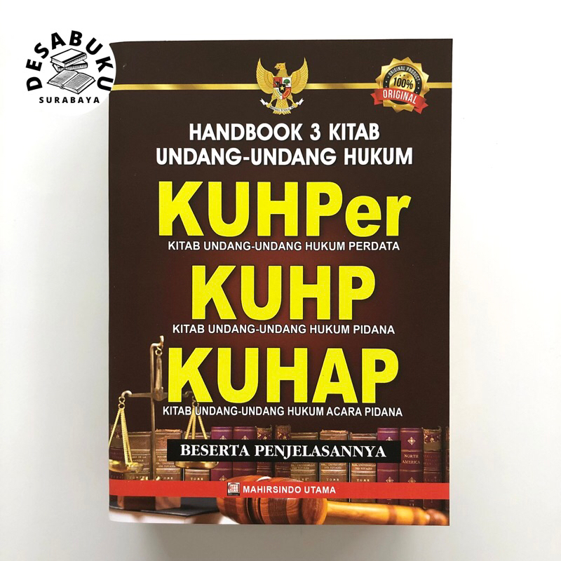 Jual Penerbit mahirsindo utama - Handbook 3 kitab undang-undang hukum kuhper I kuhp I kuhap ...