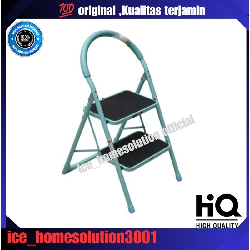Jual Fixsteps Tangga Lipat Aluminium Stool 2 Step - Biru | Shopee Indonesia