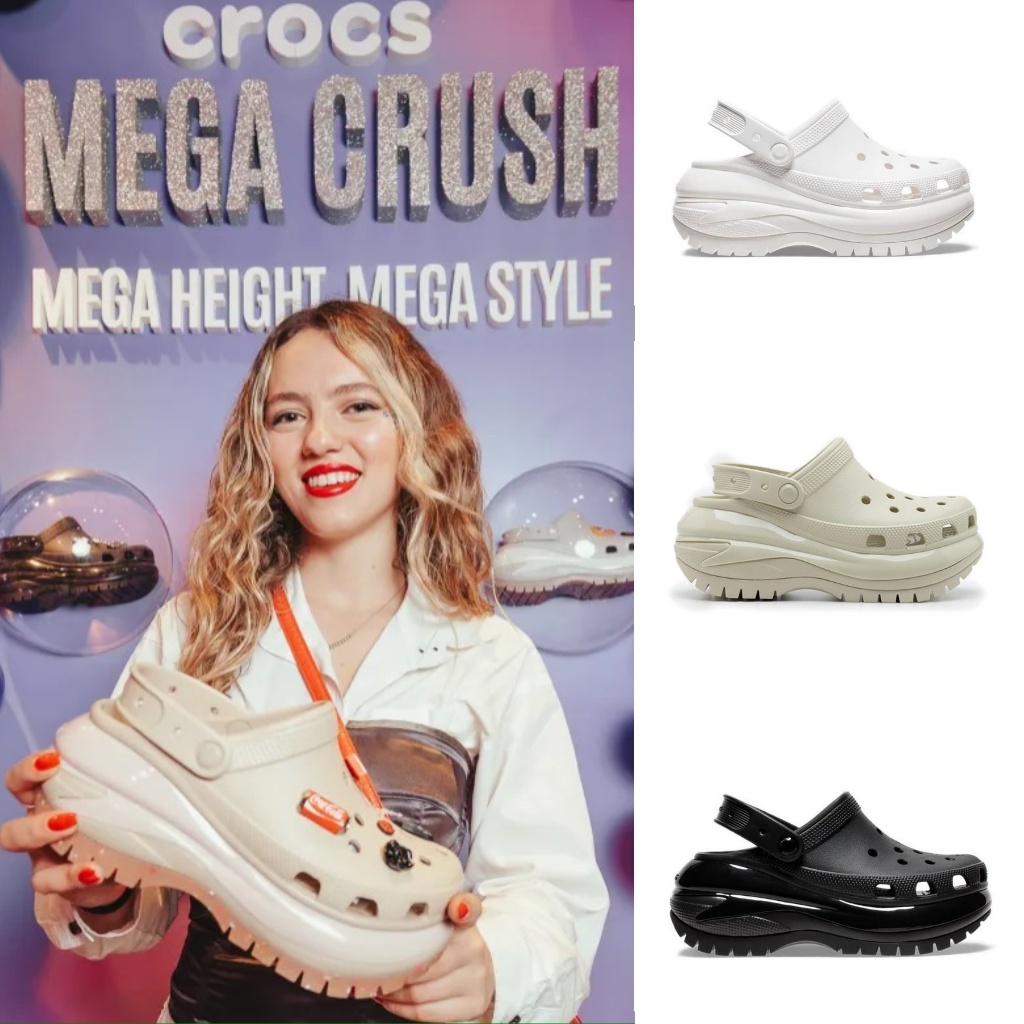 Jual Crocs Mega Crush Clog / Crocs Hak Tinggi / Crocs Wedges / Crocs ...