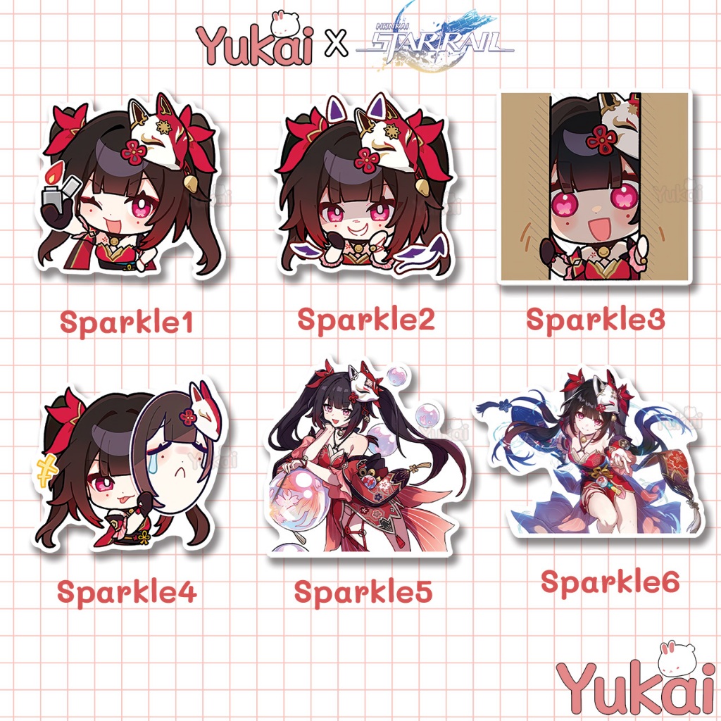 Jual Stiker Sparkle Honkai Star Rail (HSR) Premium, Sticker Anime ...