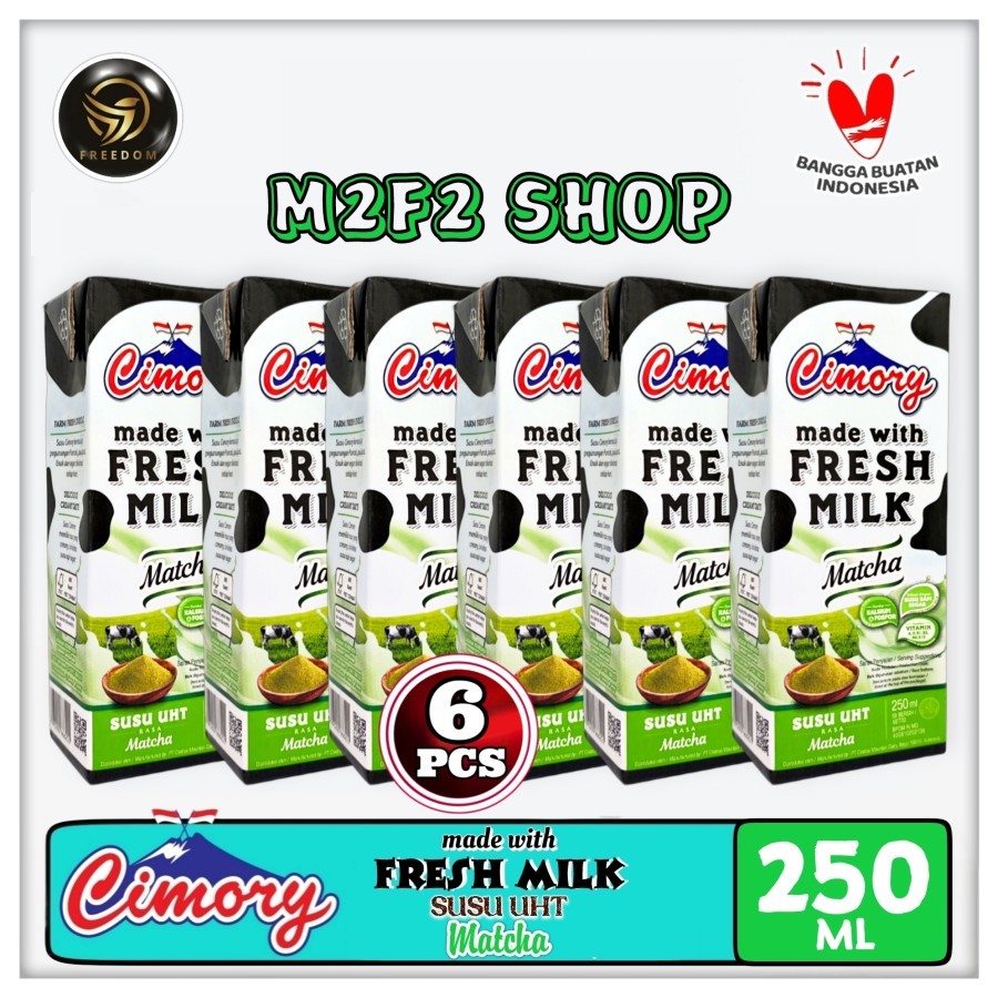Jual Susu Cimory Fresh Milk Kotak UHT Matcha | Teh Hijau - 250 ml ...