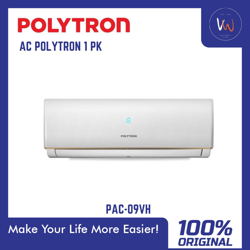Jual Ac Polytron 1 PK PAC-09VH / Ac Polytron / Air Conditioner / Pendingin Ruangan | Shopee ...
