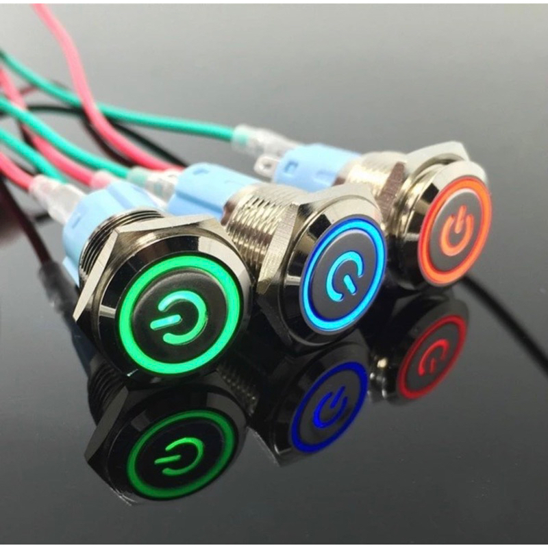 Jual Saklar Switch On Off Motor Mobil Tombol On Off Push Button On off ...