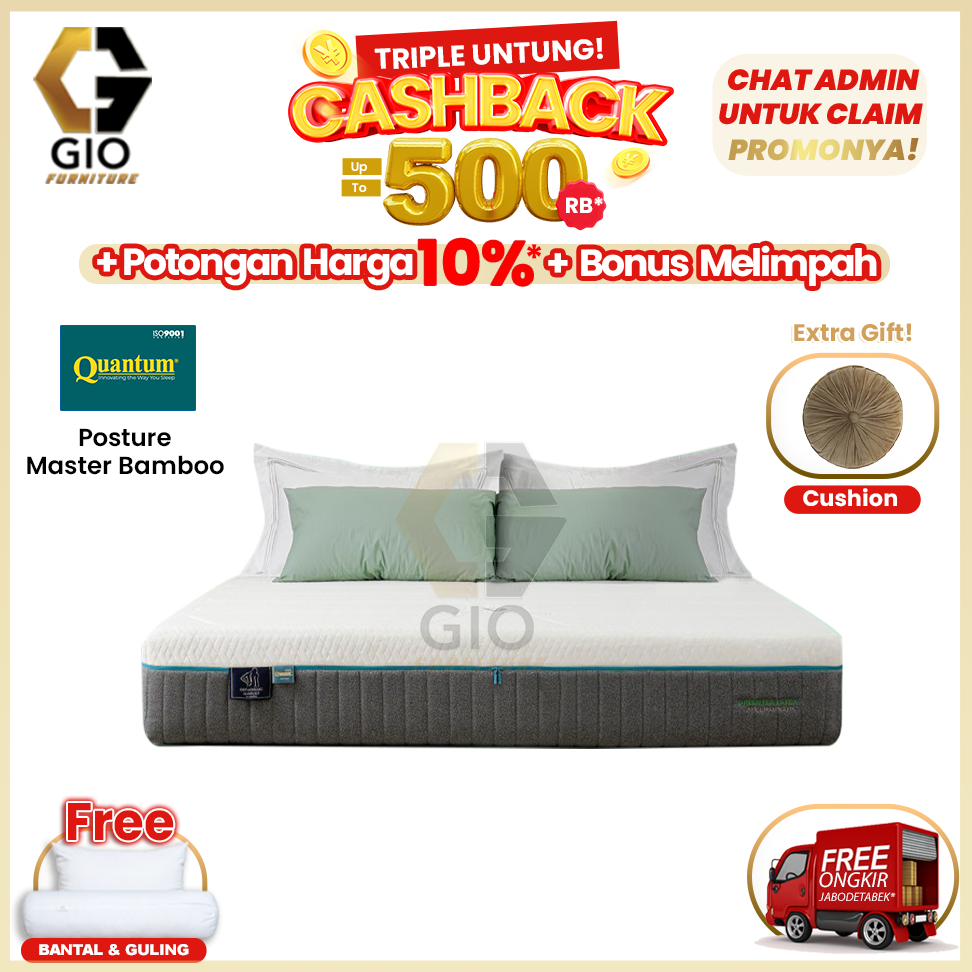 Jual Springbed Quantum Posture Master Bamboo GT Late (Hanya Kasur ...