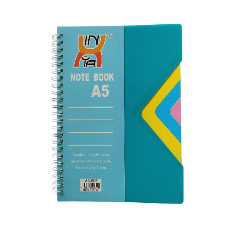Jual Notebook A5 / Buku catatan A5 - 805 / Buku ring A5 / Notes spiral ...