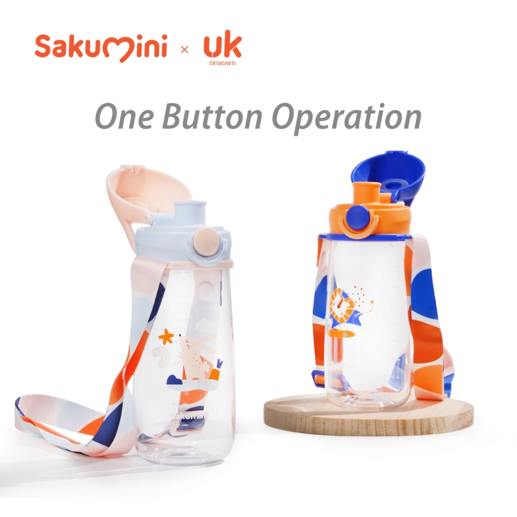 Jual Sakumini Botol Minum Sedotan Anak Tritan Training Straw Cup | Shopee Indonesia