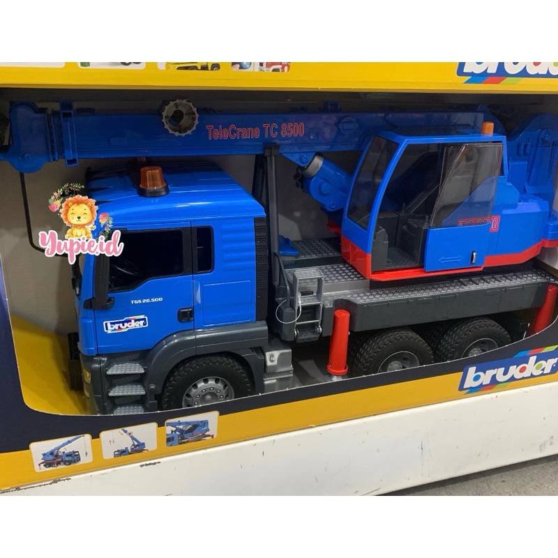 Jual Bruder 3771 MAN TGS Crane Truck playset / mainan mobil-mobilan ...