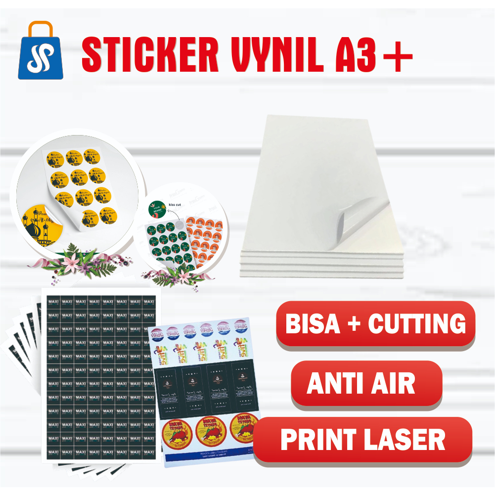 Jual Stiker Vinyl Waterproof Custom Label Kemasan Brand Jualan Makanan ...